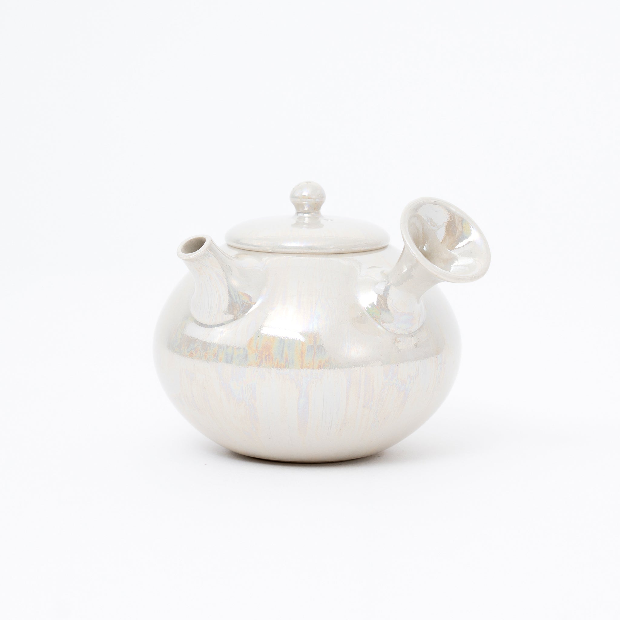 Handmade Tokoname Yaki Moonstone Japanese Kyusu Teapot by Yutaka ...