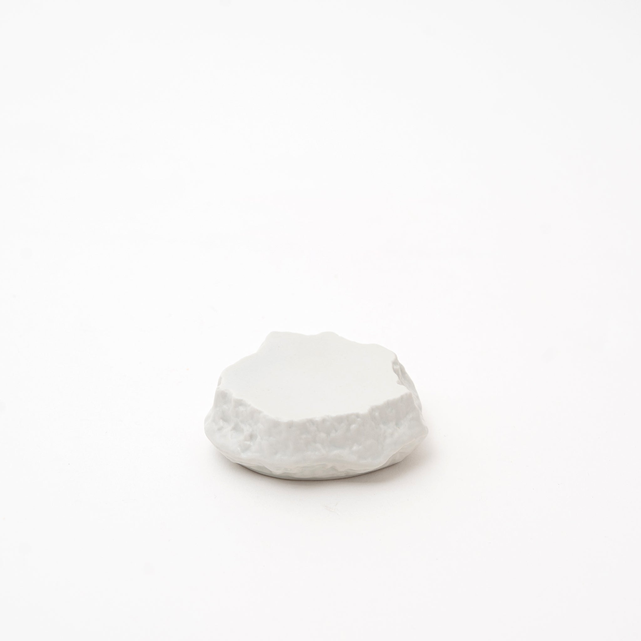 Handcrafted Mikage Stone-Style Plate | White | Japanese Ceramics ...