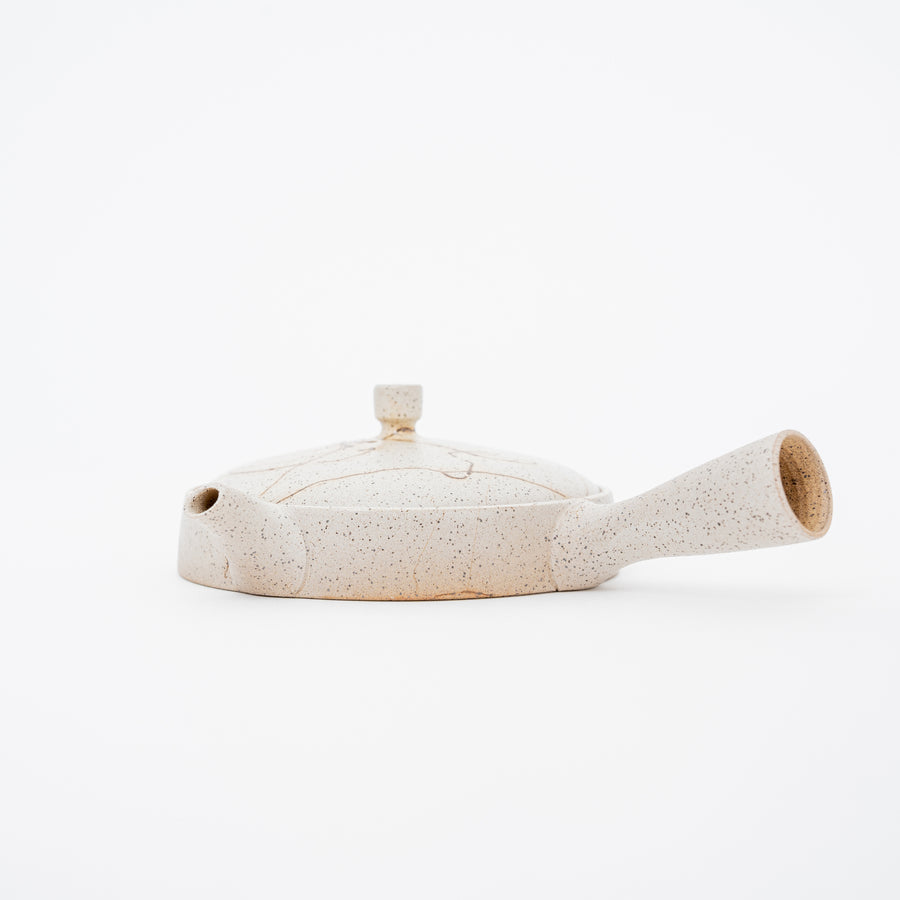 Tokoname Mogake Seaweed Flat Kyusu Teapot by Ito Seiji – Great Zakka