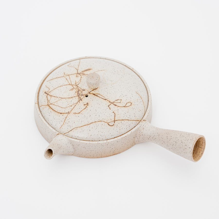 Tokoname Mogake Seaweed Flat Kyusu Teapot by Ito Seiji – Great Zakka