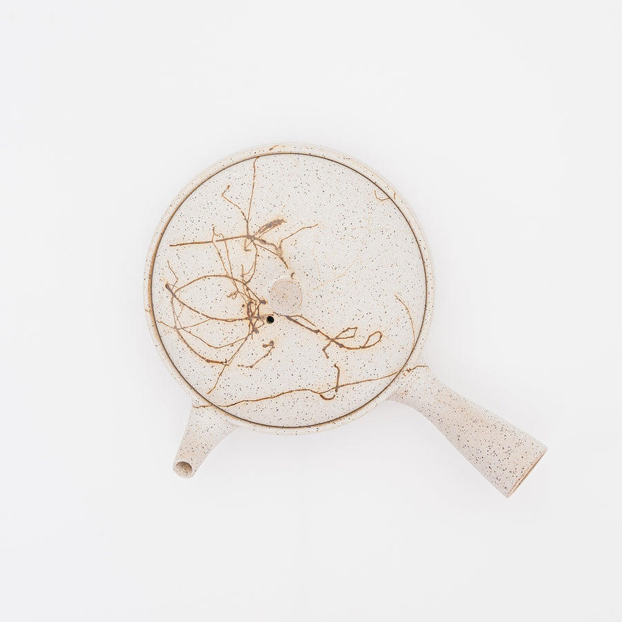 Tokoname Mogake Seaweed Flat Kyusu Teapot by Ito Seiji – Great Zakka