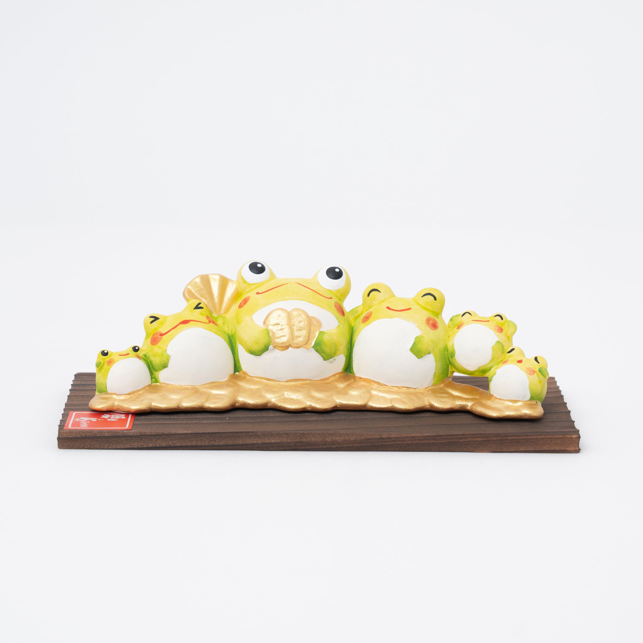 Ryukodo Six Little Lucky Frogs Ceramic Figurine – Great Zakka