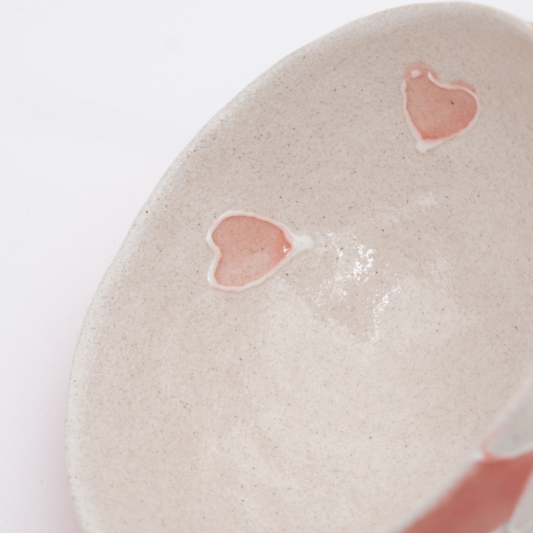 Handmade Seto Yaki Pink Rice Bowl With White Flowers Made in Japan ...