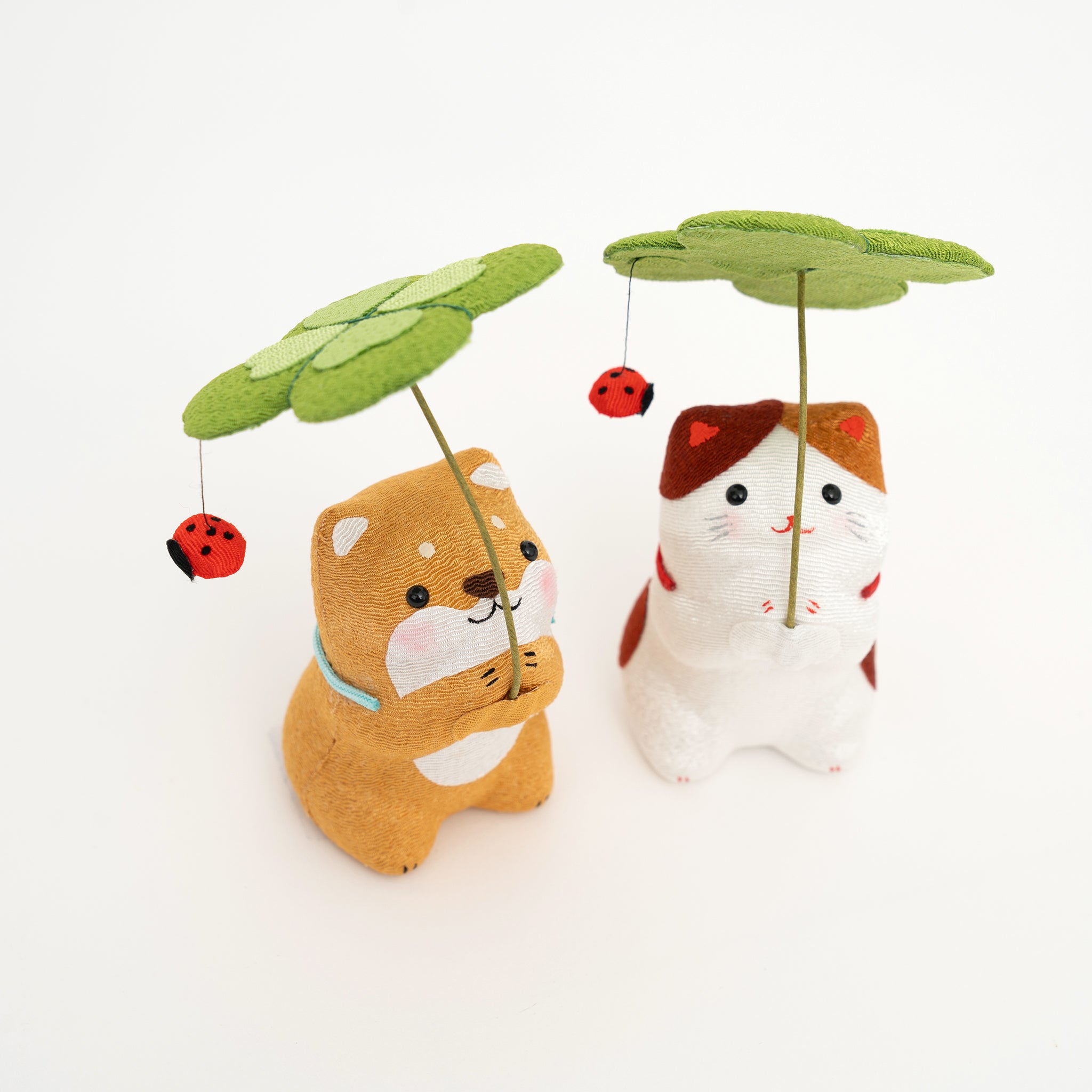 Handmade Four-leaf Clover Animal Figurine - Dog/Cat – Great Zakka