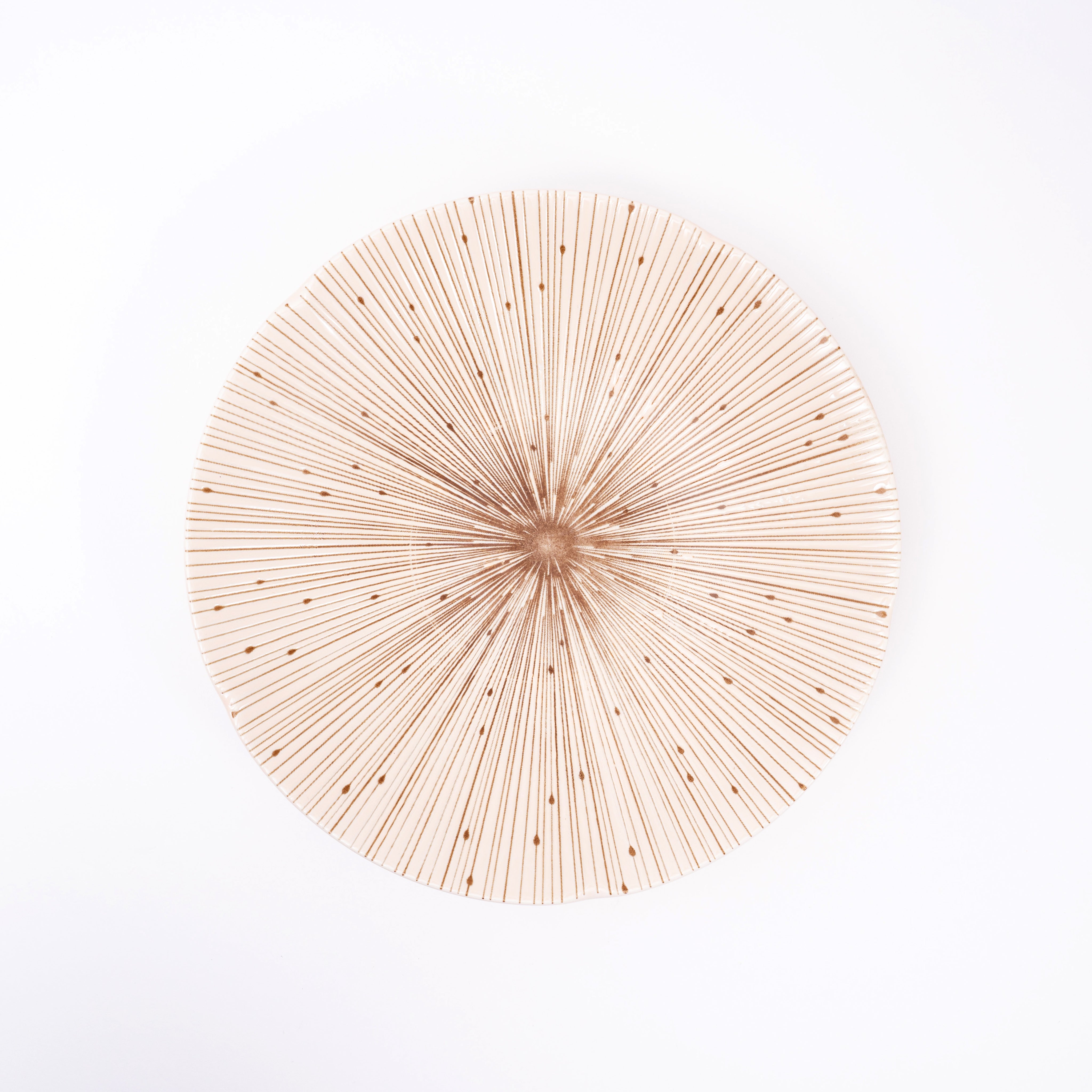 Mino Ware Pocerlain Sendan Tokusa Serving Plategreat Zakka New York